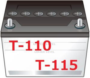 【T-110 , T-115 互換】おすすめバッテリー•適合車種一覧 | クルマのバッテリーサイズ適合表